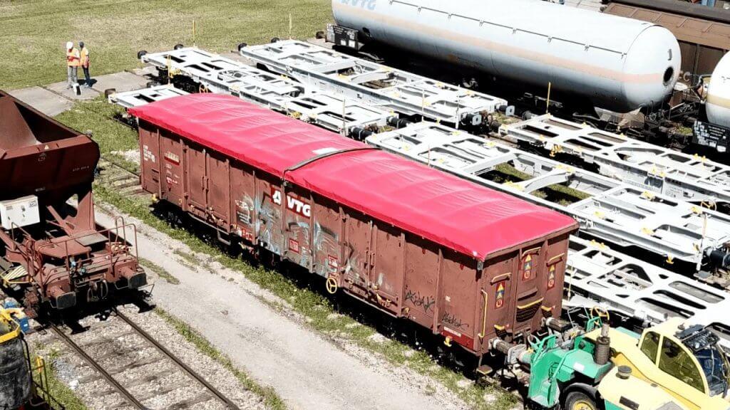 Covering Freight Train Wagon - Innovaction Systèmes